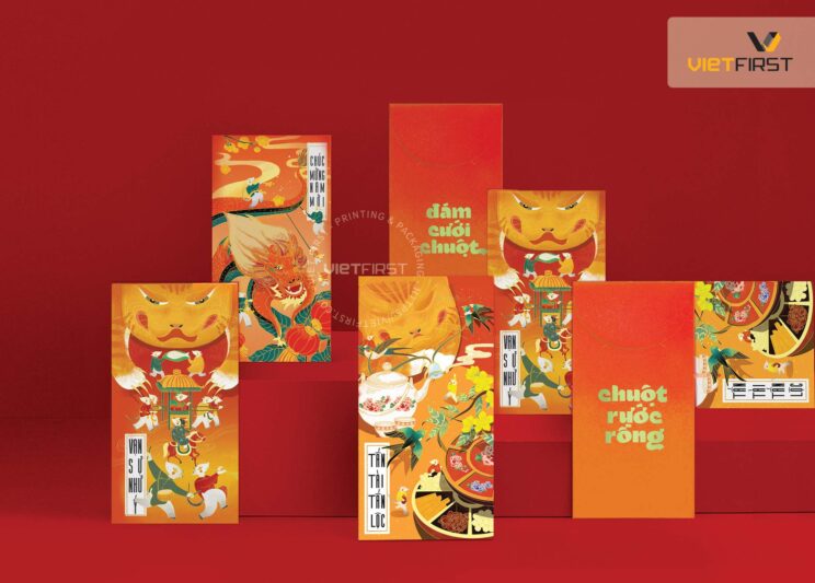 Những hình bao lì xì đẹp cho tết thêm sắc màu - Công ty VietFirst